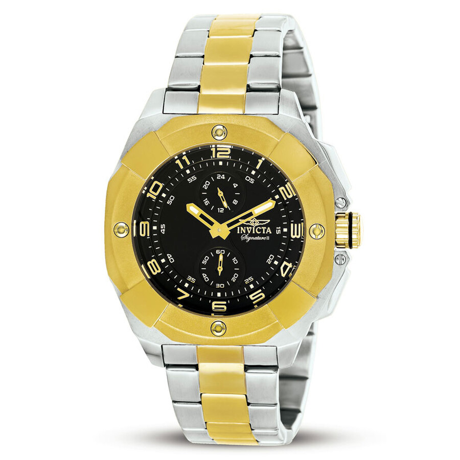 Invicta Signature II Two Tone GMT Men's Watch 7299 843836072991 ...