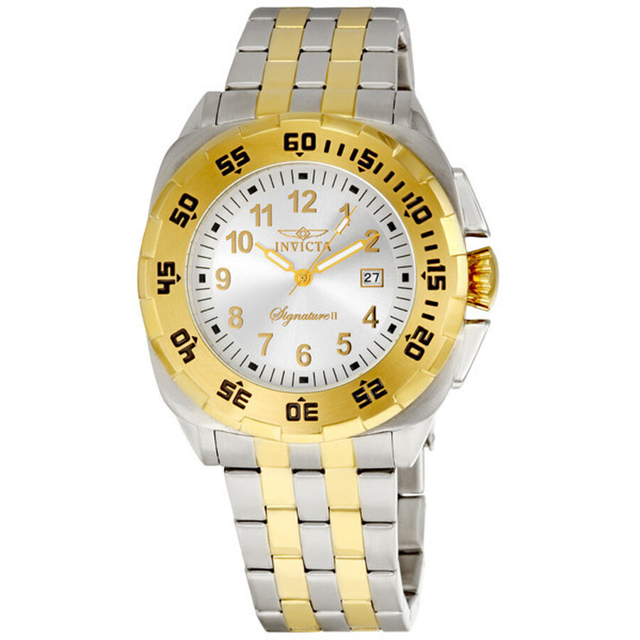 Invicta Signature II Two Tone Stainless Steel Men's Watch 7295 ...