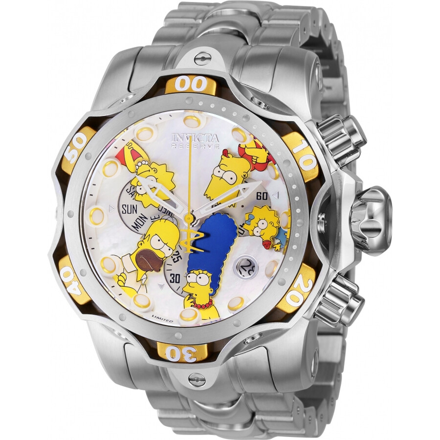 Invicta Simpsons Simpsons Chronograph Quartz Men's Watch 37008 ...