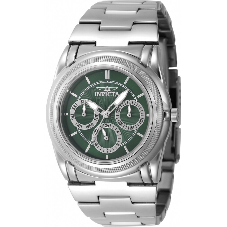 Invicta Slim GMT Quartz Green Dial Ladies Watch 46265 886678614752 ...