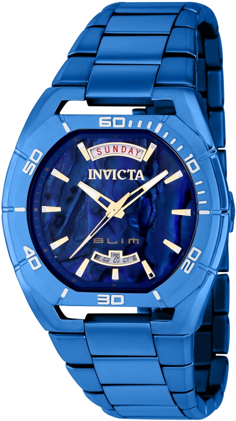 Invicta Slim Quartz Blue Dial Ladies Watch 43087 886678571741 - Watches ...