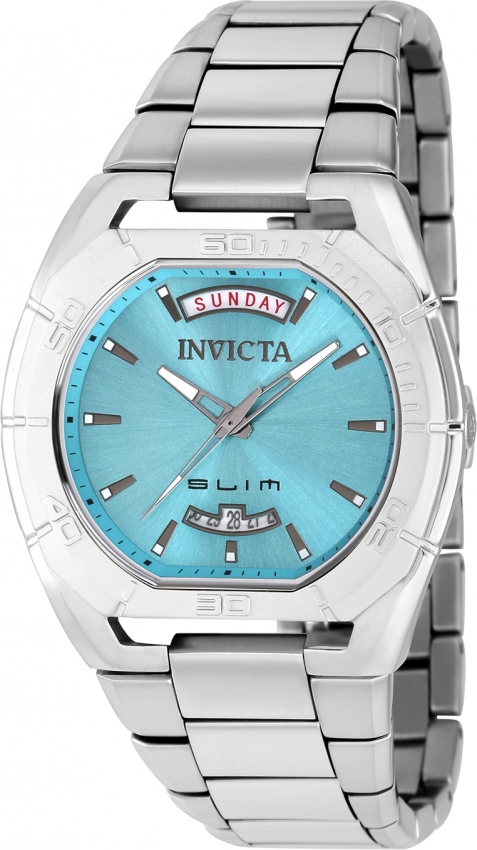 Invicta Slim Quartz Turquoise Dial Ladies Watch 43404 886678575718 ...
