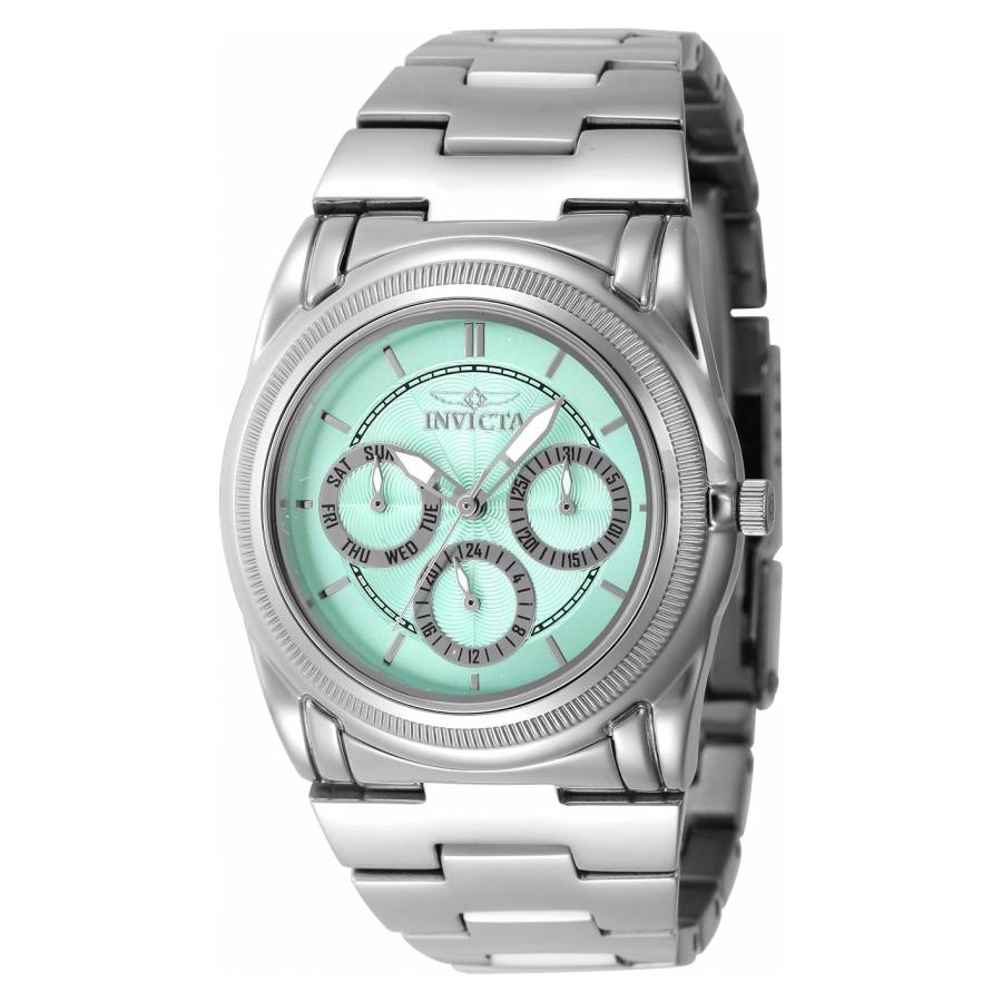 Invicta Slim Quartz Turquoise Dial Ladies Watch 46266 886678614769 ...