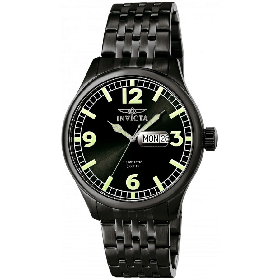 Invicta Specialty Black Dial Black Ion-plated Men's Watch 0450 ...