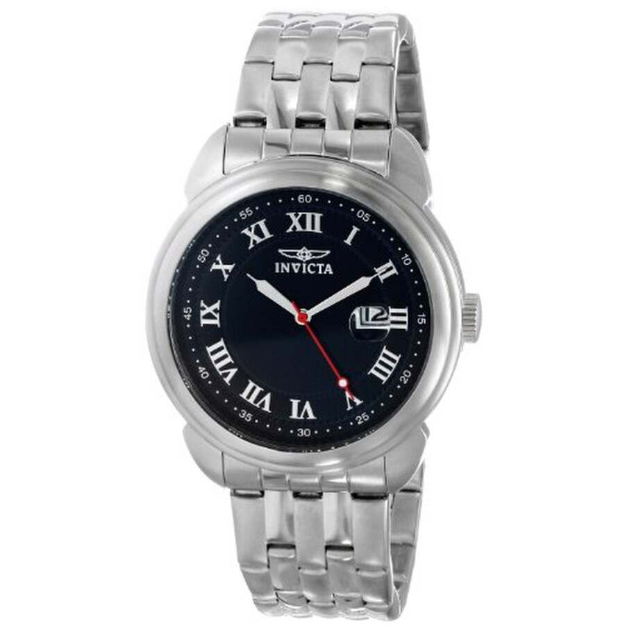 Invicta Specialty Black Dial Stainless Steel Men's Watch 15358 ...
