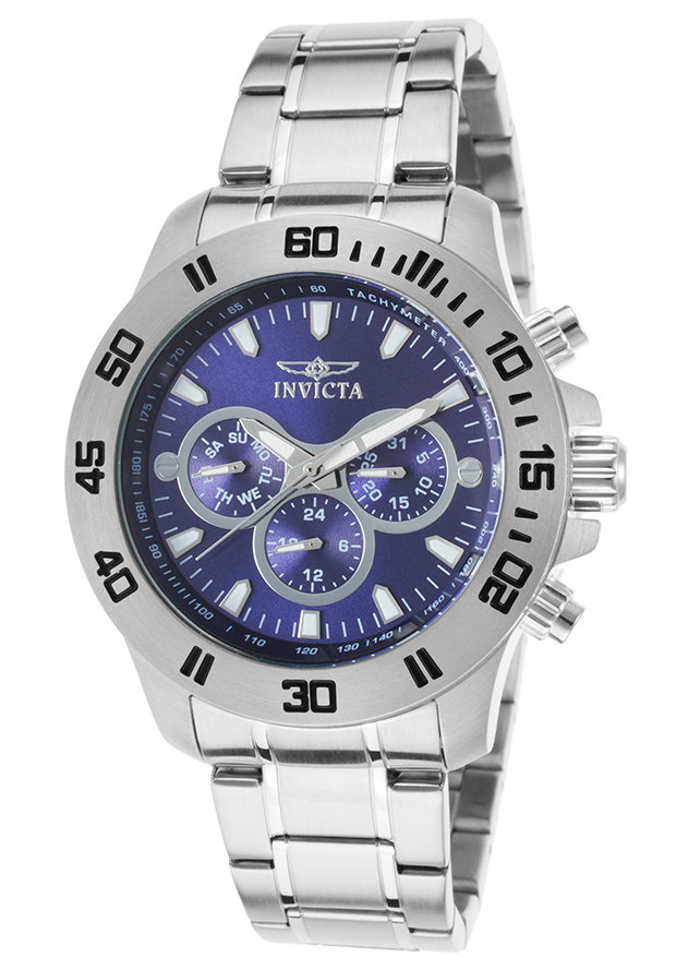 Invicta Specialty Blue Dial Stainless Steel Men's Watch 21482 ...