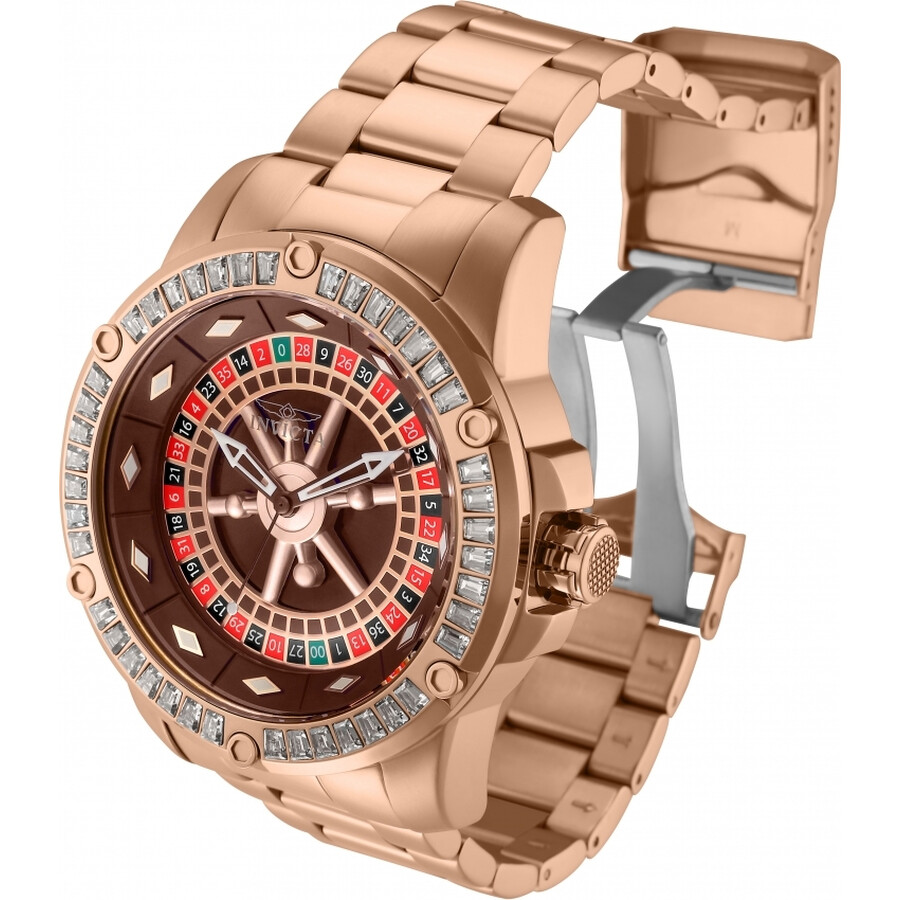 Invicta Specialty Casino Automatic Crystal Red Dial Men's Watch 28714 ...