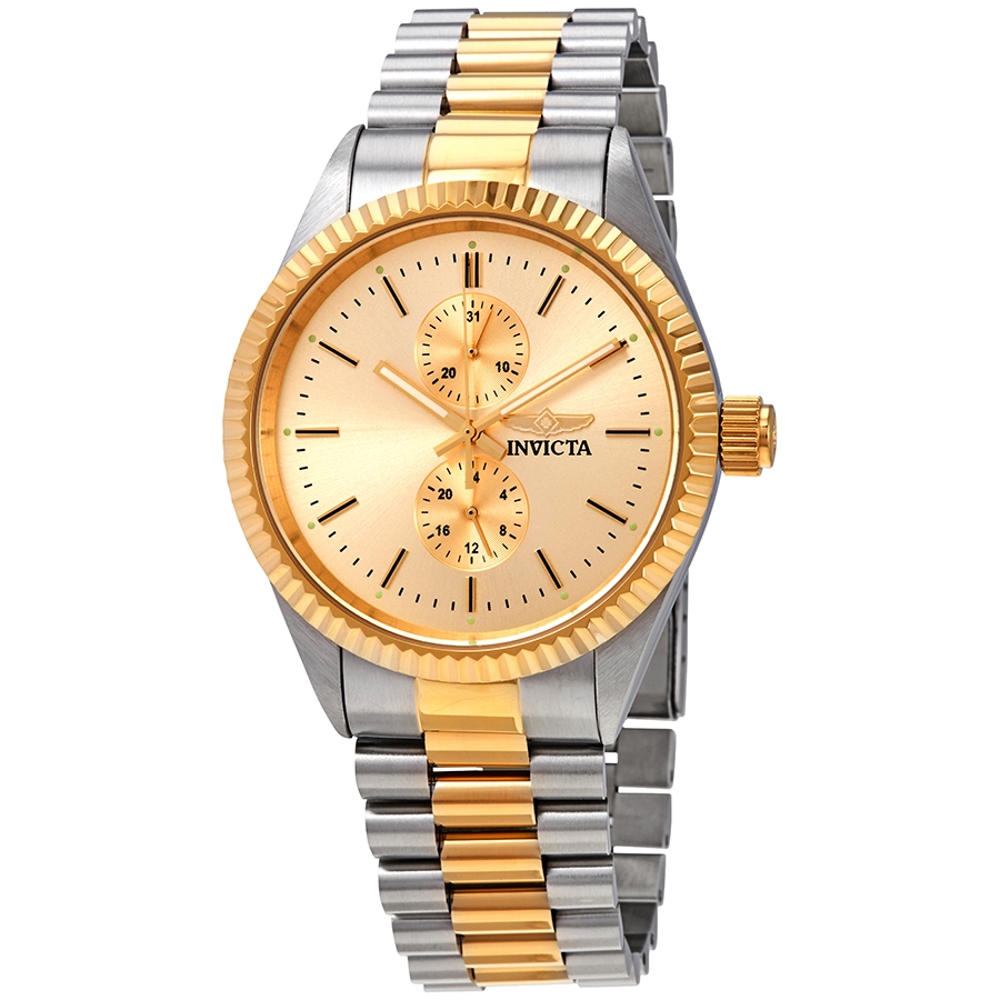 Invicta Specialty Champagne Dial Men's Watch 29425 886678349180 ...