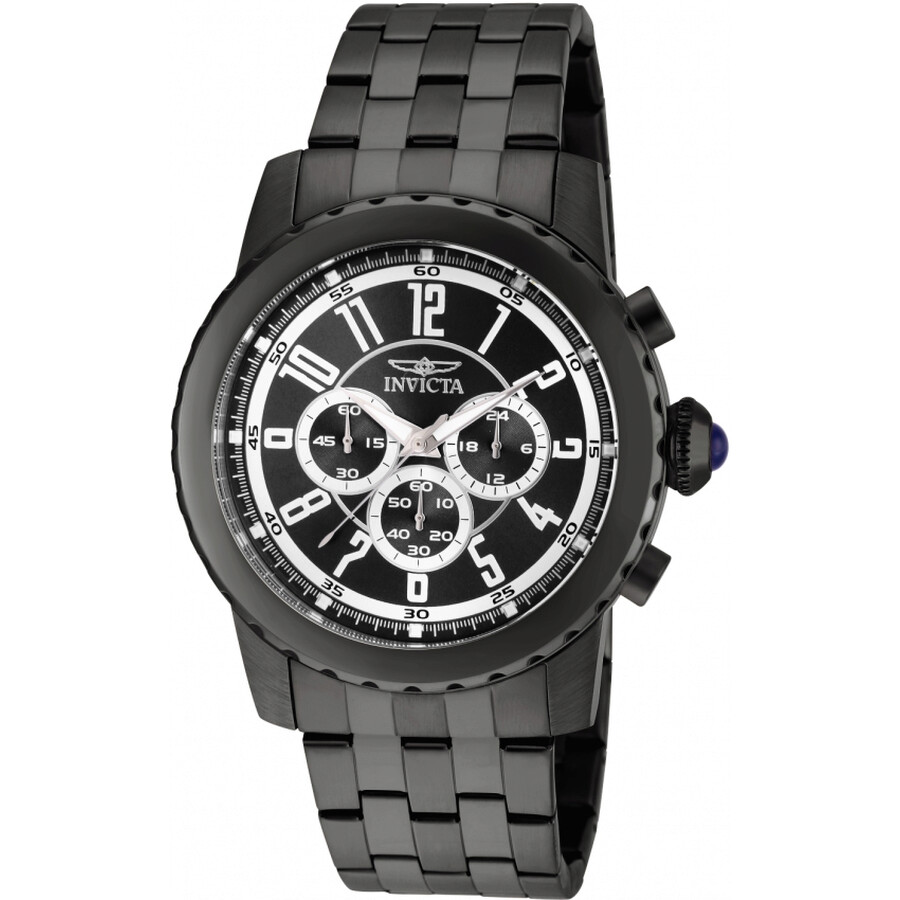Invicta Specialty Chronograph Black Dial Men's Watch 19466 886678239405 ...