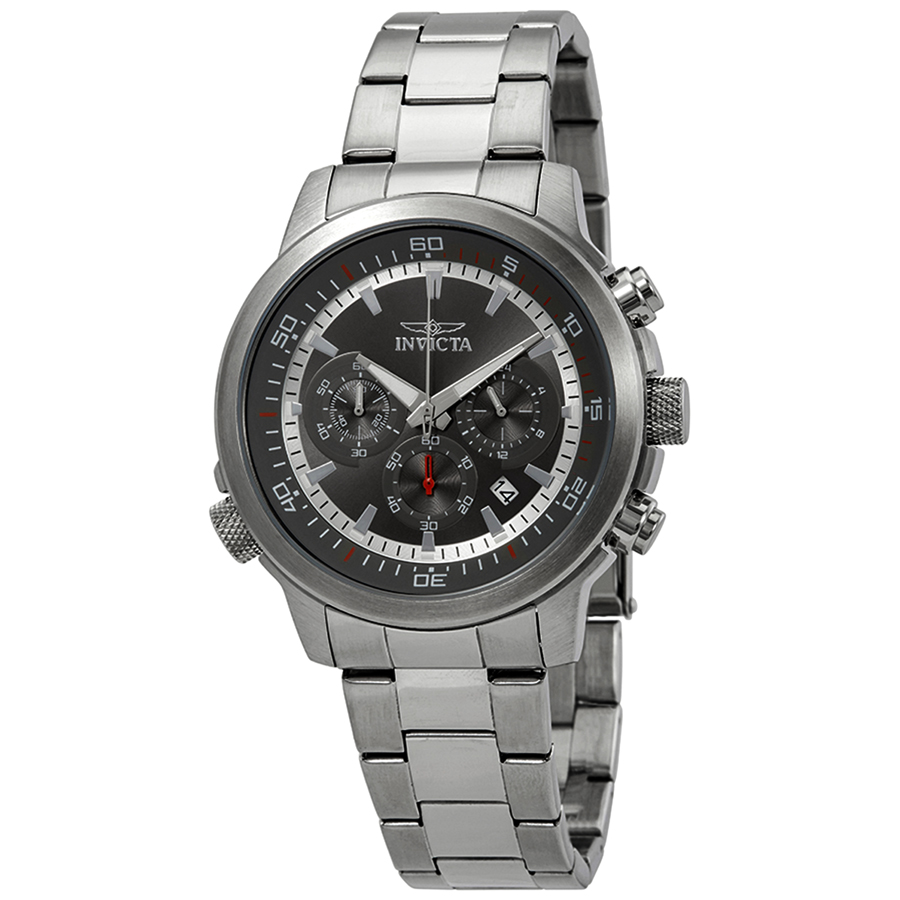 Invicta Specialty Chronograph Grey Dial Men's Watch 19395 886678238699 ...