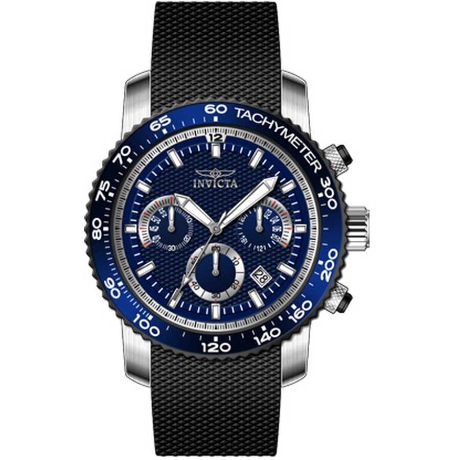 Invicta Specialty Chronograph Quartz Blue Dial Men's Watch 11292 ...