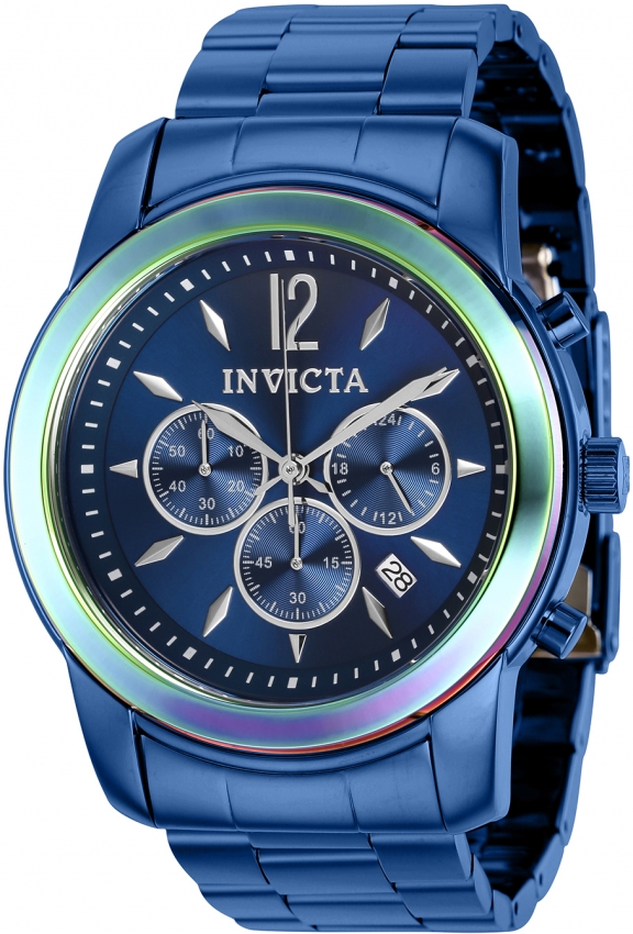 Invicta Specialty Chronograph Quartz Blue Dial Men's Watch 40494 ...