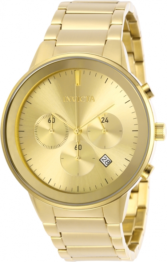 Invicta Specialty Chronograph Quartz Gold Dial Men's Watch 29481 ...