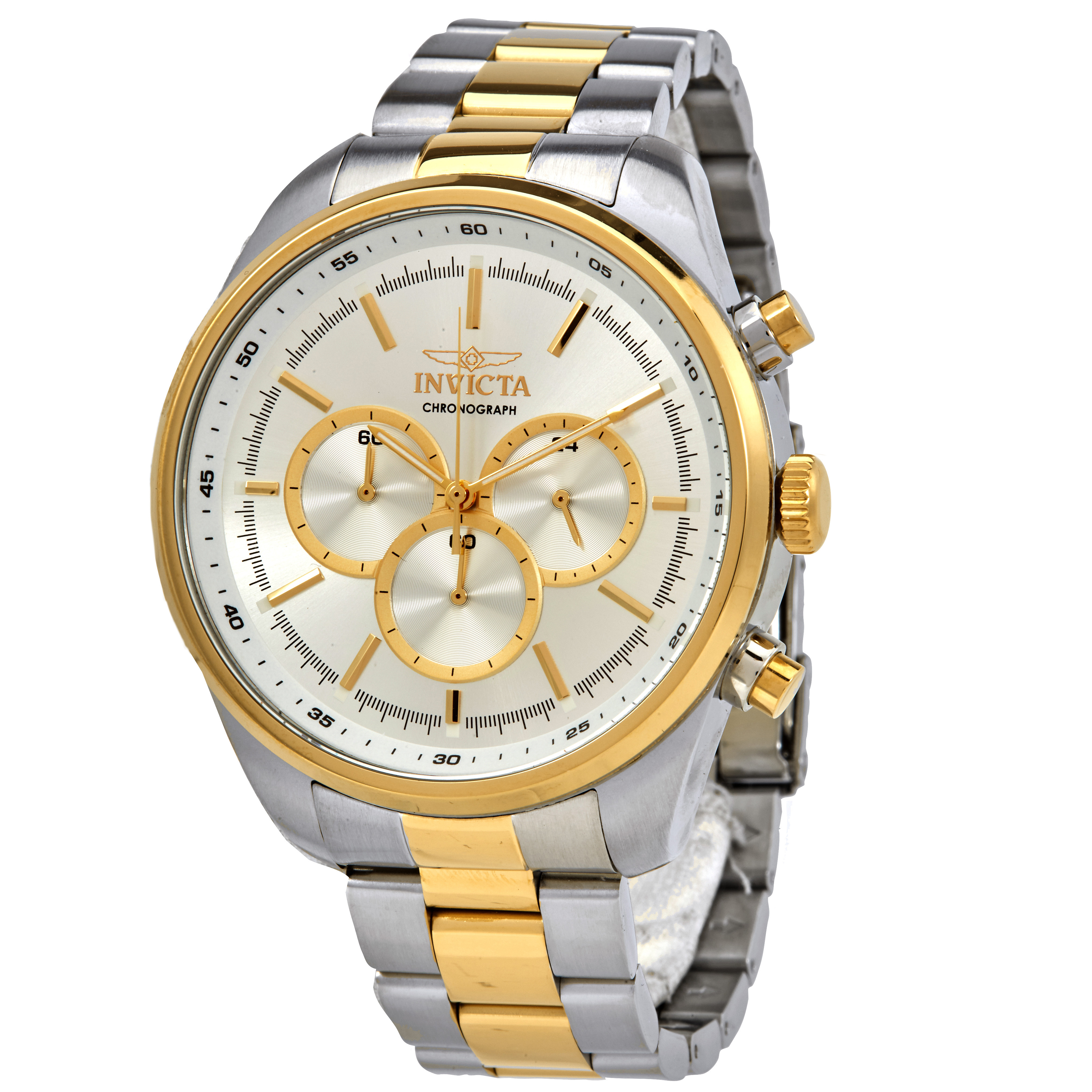 Invicta Specialty Chronograph Quartz Silver Dial Men's Watch 29166 ...