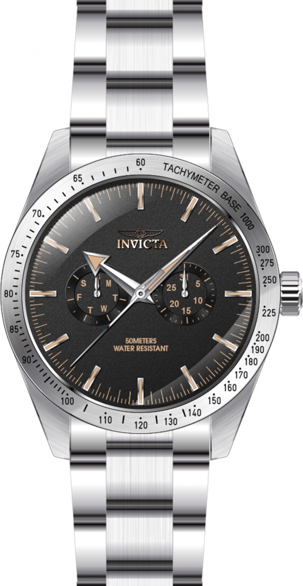 Invicta Specialty Day Date Quartz Black Dial Men's Watch 45971 ...