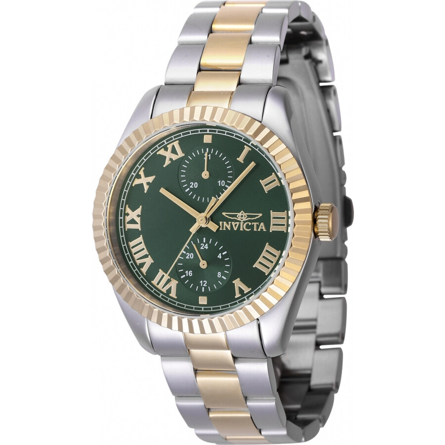 Invicta Specialty GMT Quartz Green Dial Ladies Watch 47441 886678629367 ...