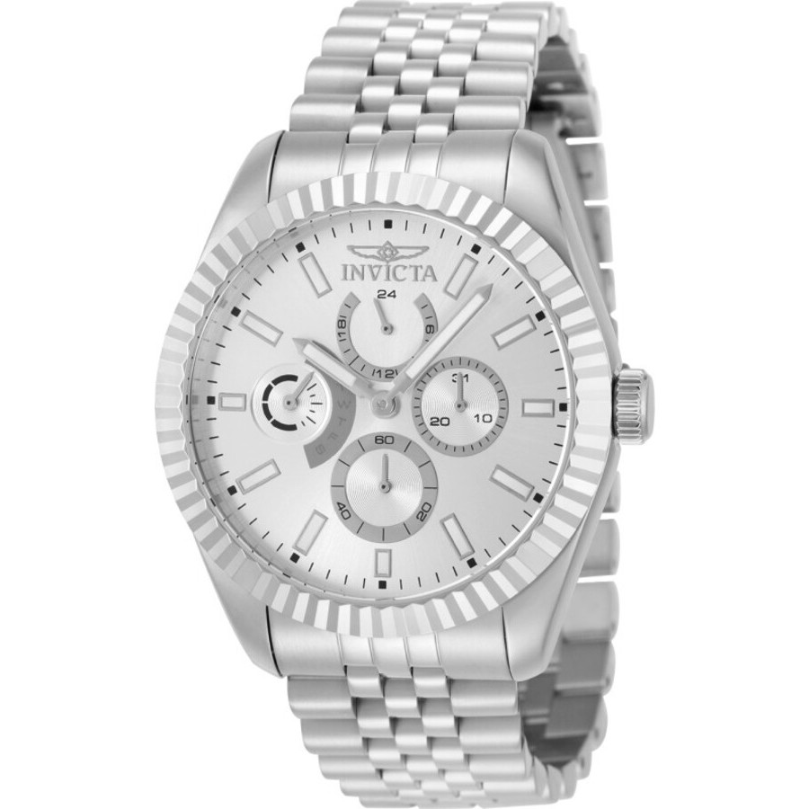 Invicta Specialty GMT Quartz Silver Dial Men's Watch 49534 886678666508 ...