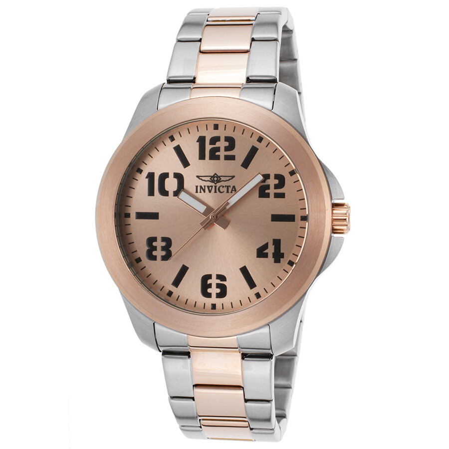 Invicta Specialty Gold Dial Men's Watch 21442 886678262885 - Watches ...