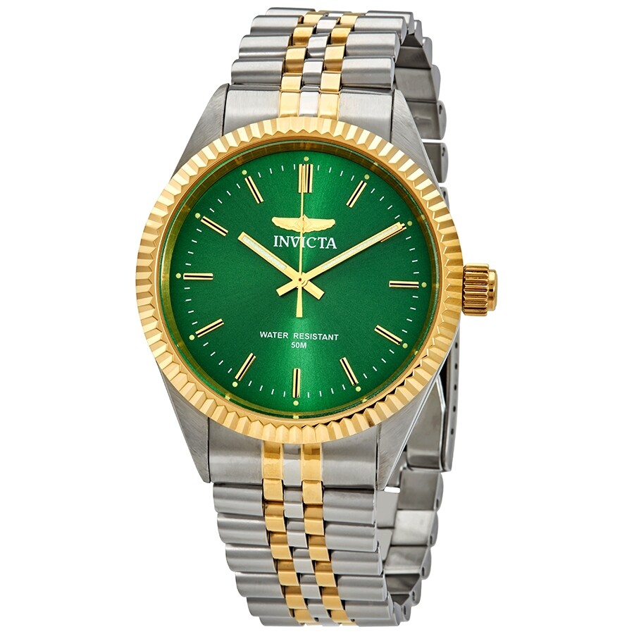 Invicta Specialty Green Dial Two-tone Men's Watch 29379 886678348725 ...