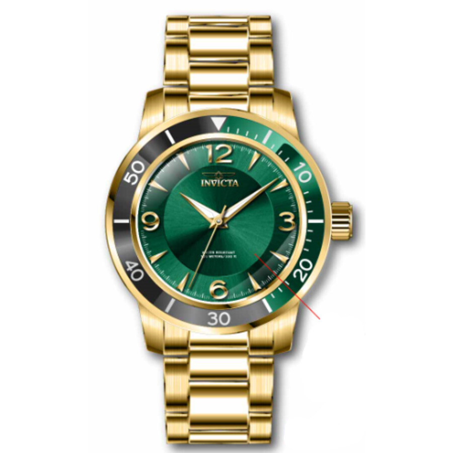 Invicta Specialty Green Dial Sprite Bezel Men's Watch 38523 ...