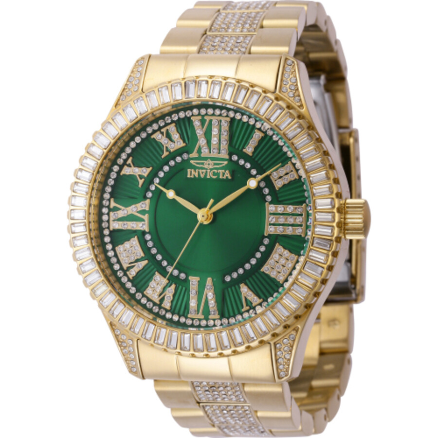 Invicta Specialty Quartz Crystal Green Dial Men's Watch 44188 ...