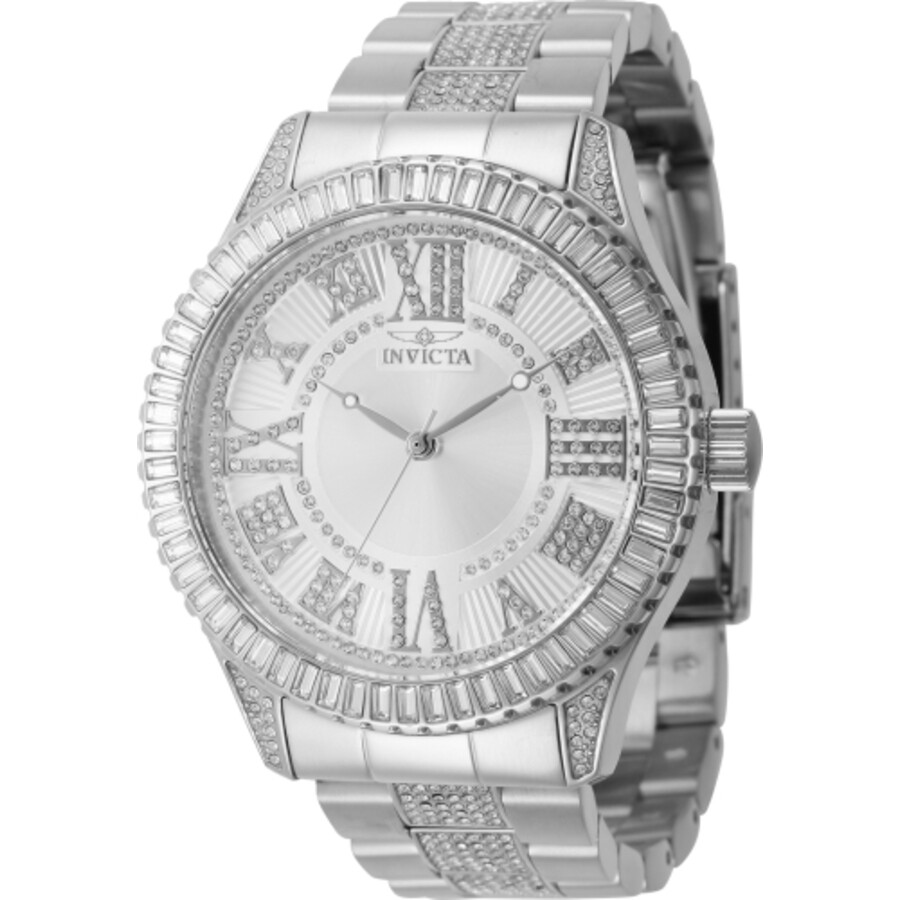 Invicta Specialty Quartz Crystal Silver Dial Men's Watch 44183 ...