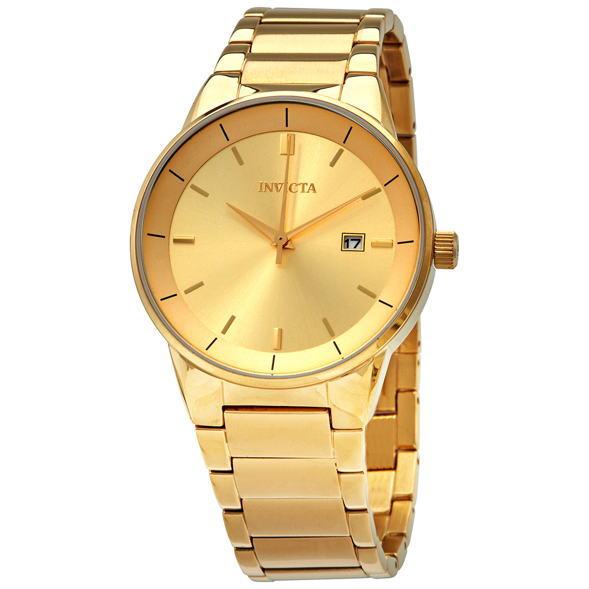 Invicta Specialty Quartz Gold Dial Men's Watch 29476 886678349876 ...