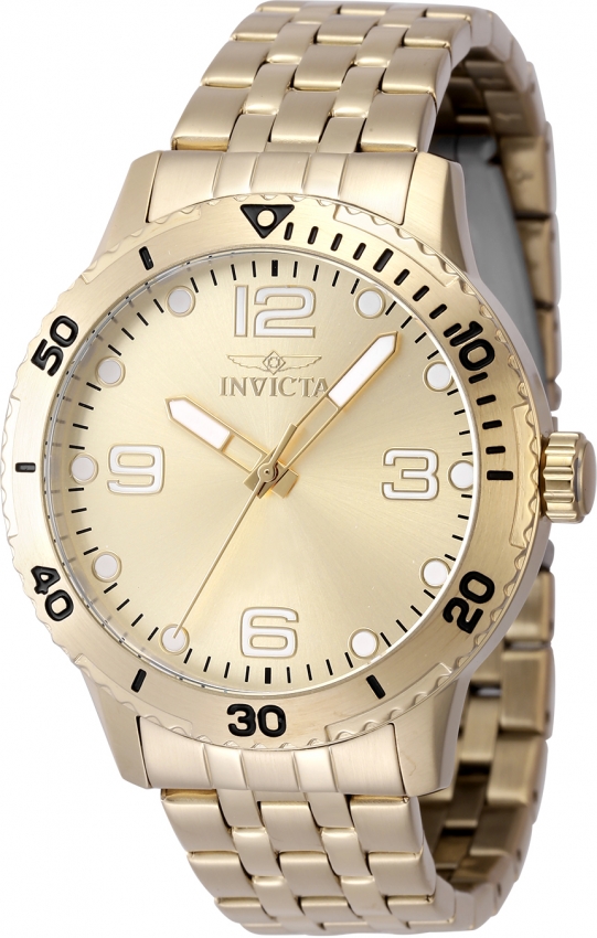 Invicta Specialty Quartz Gold Dial Men's Watch 48262 886678643462 ...