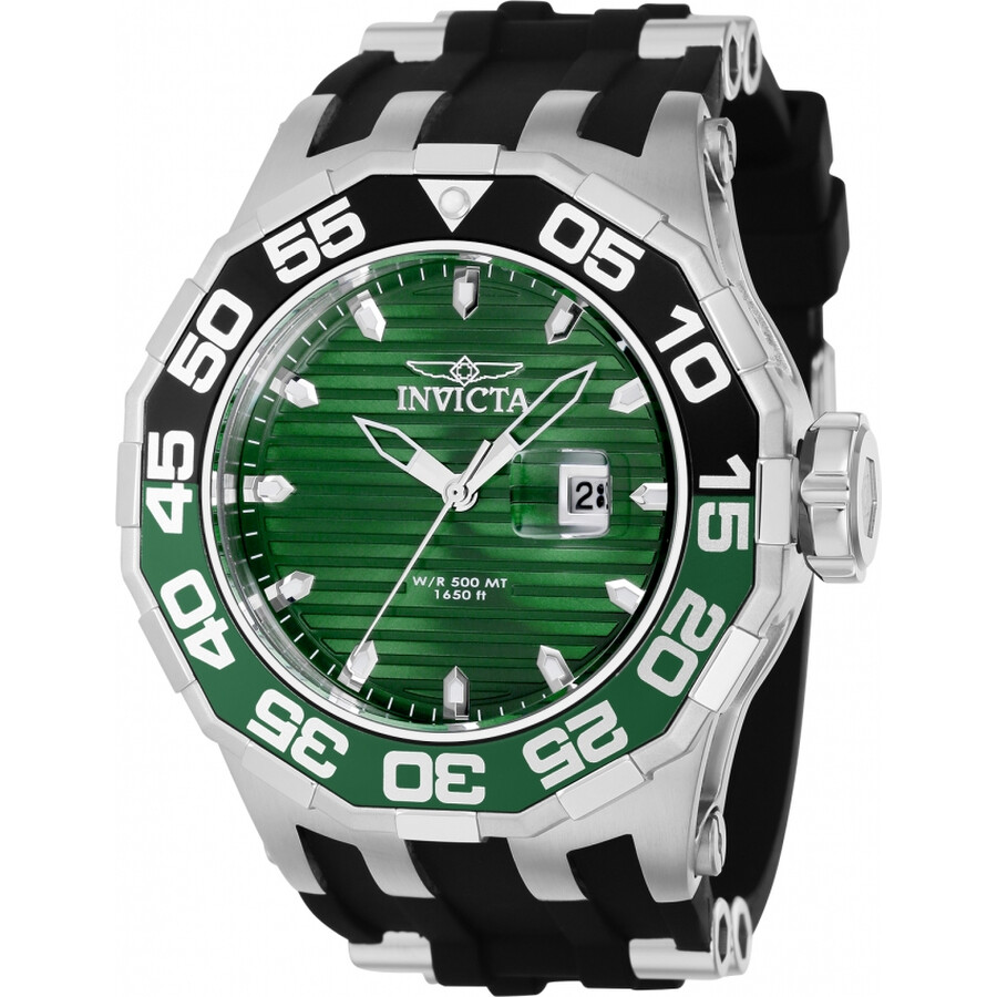 Invicta Specialty Quartz Green Dial Sprite Bezel Men's Watch 38694 ...