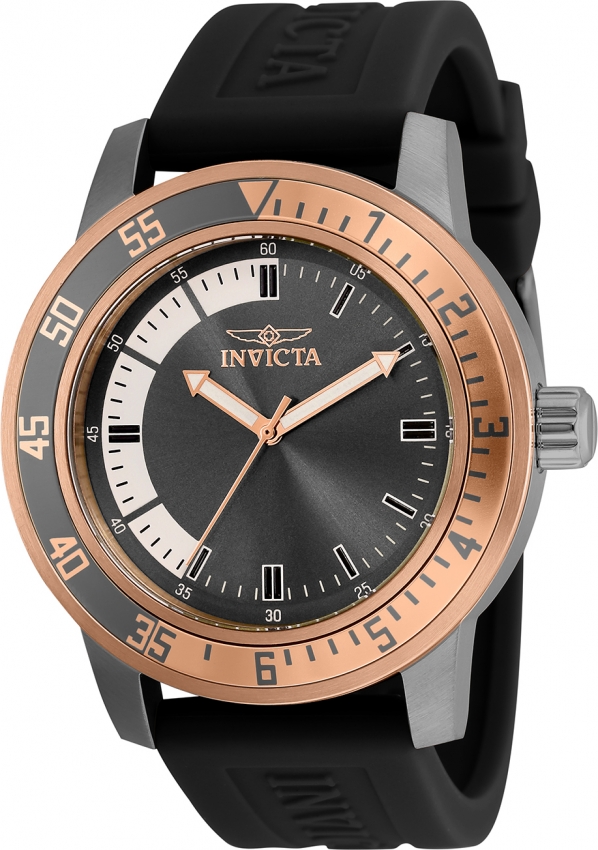 Invicta Specialty Quartz Gunmetal Dial Men's Watch 35687 886678436859 ...