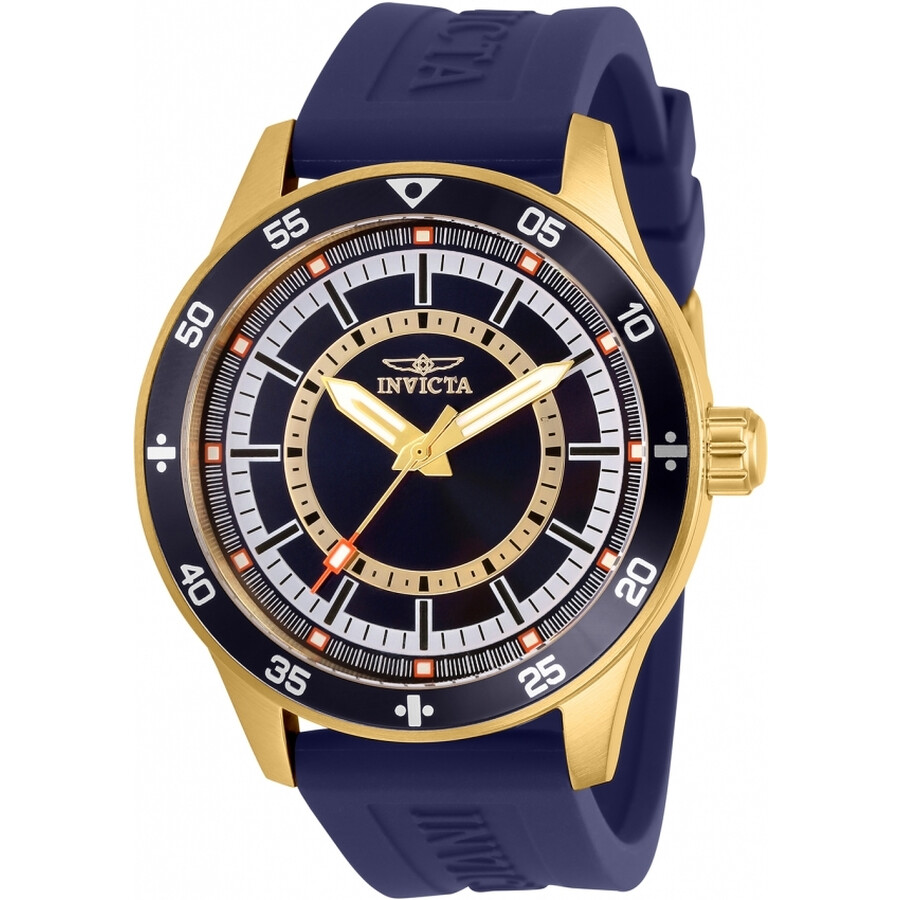 Invicta Specialty Quartz Blue and White Dial Men's Watch 30714 ...