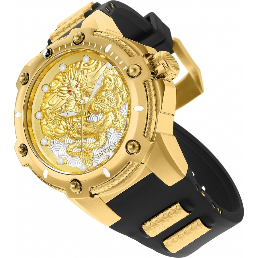 Invicta Speedway Dragon Automatic Gold Dial Men's Watch 25777 ...