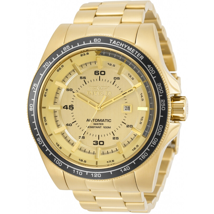 Invicta Speedway Automatic Gold Dial Men's Watch 30519 886678362080 ...