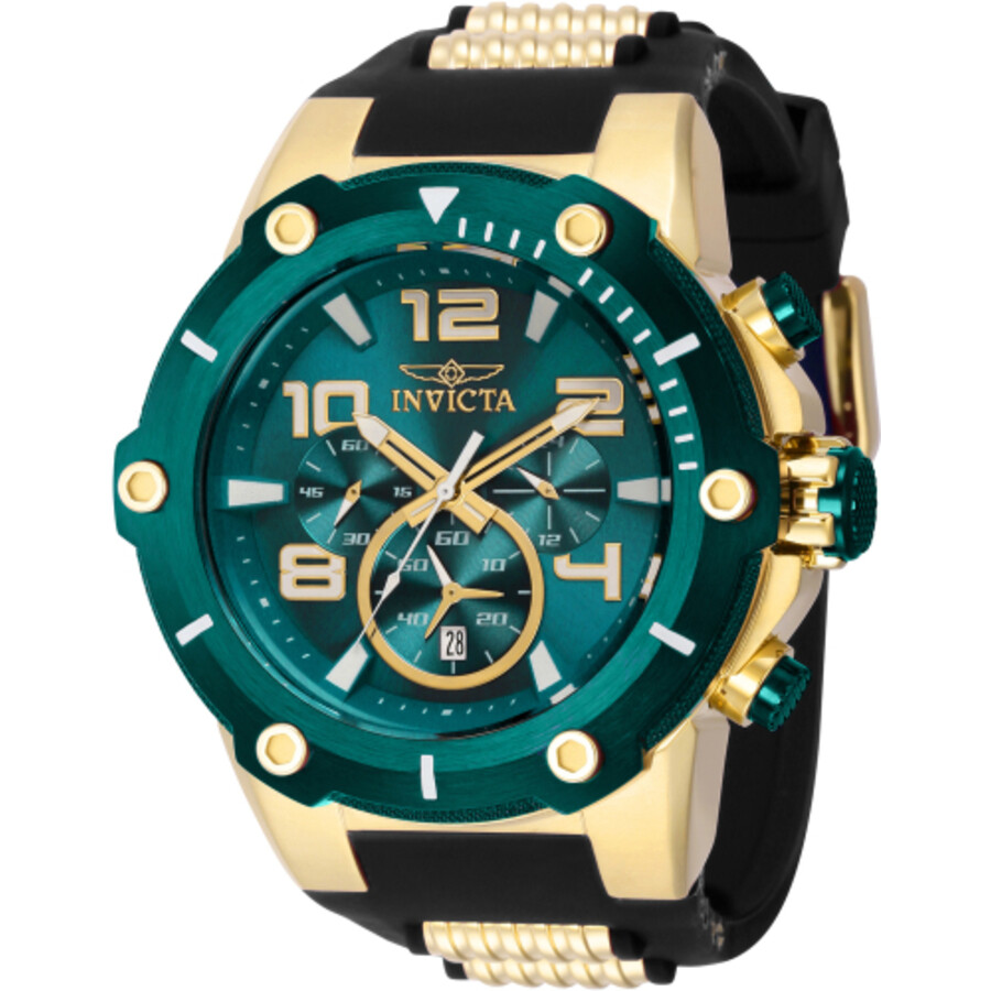 Invicta Speedway Chronograph Quartz Green Dial Men's Watch 40891 ...