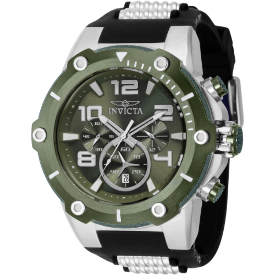 Invicta Speedway Chronograph Quartz Green Dial Men's Watch 40894 ...
