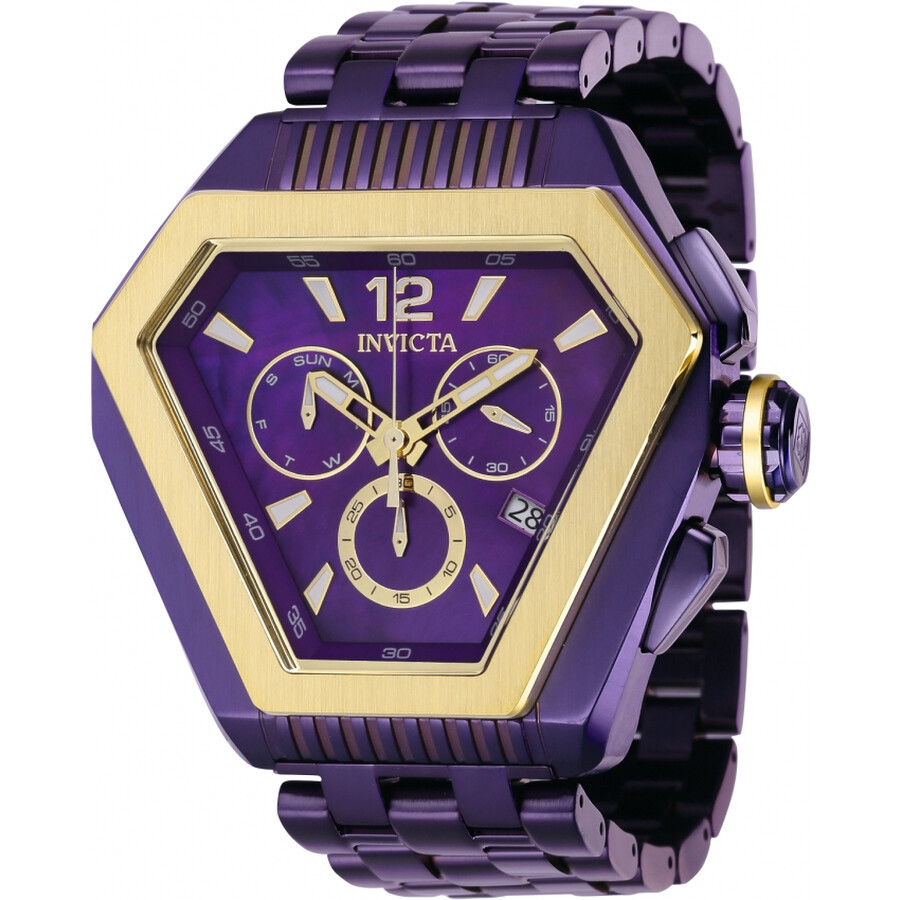 Invicta Speedway Chronograph Quartz Purple Dial Men's Watch 43624 ...