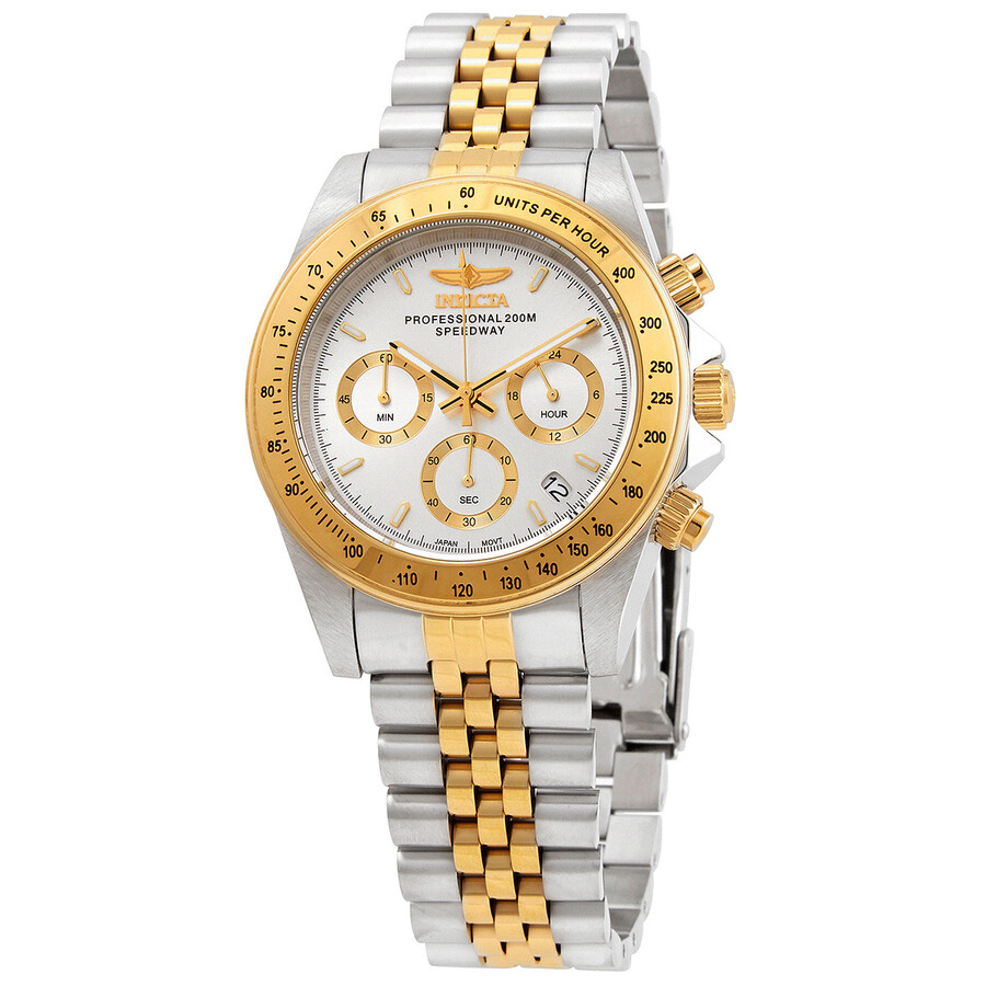 Invicta Speedway Chronograph Quartz Silver Dial Men's Watch 30991 ...