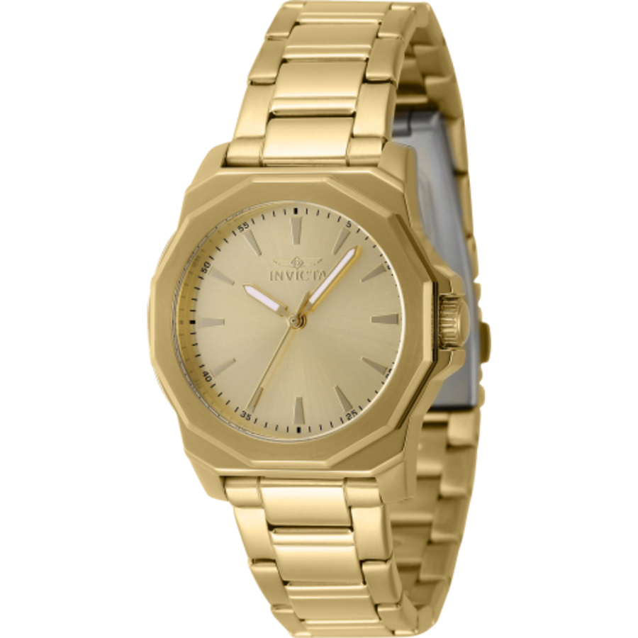Invicta Speedway Quartz Gold Dial Ladies Watch 47339 886678628186 ...