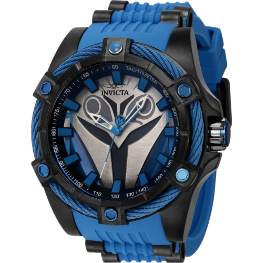 Invicta Star Wars Bo Katan Quartz Silver Dial Men's Watch 41320 ...