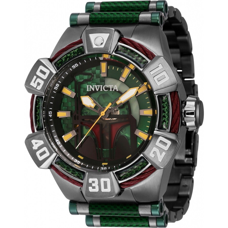 Invicta Star Wars Boba Fett Automatic Men's Watch 40608 886678545162 ...