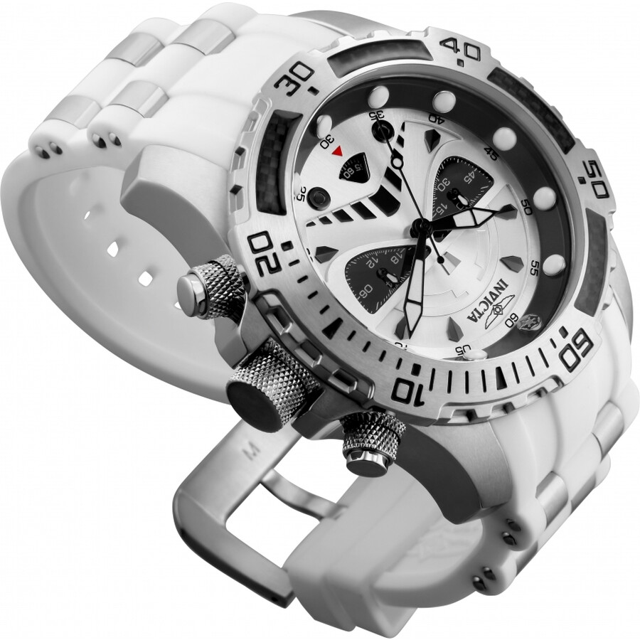 Invicta Star Wars Stormtrooper Chronograph Silver Dial Men's Watch ...