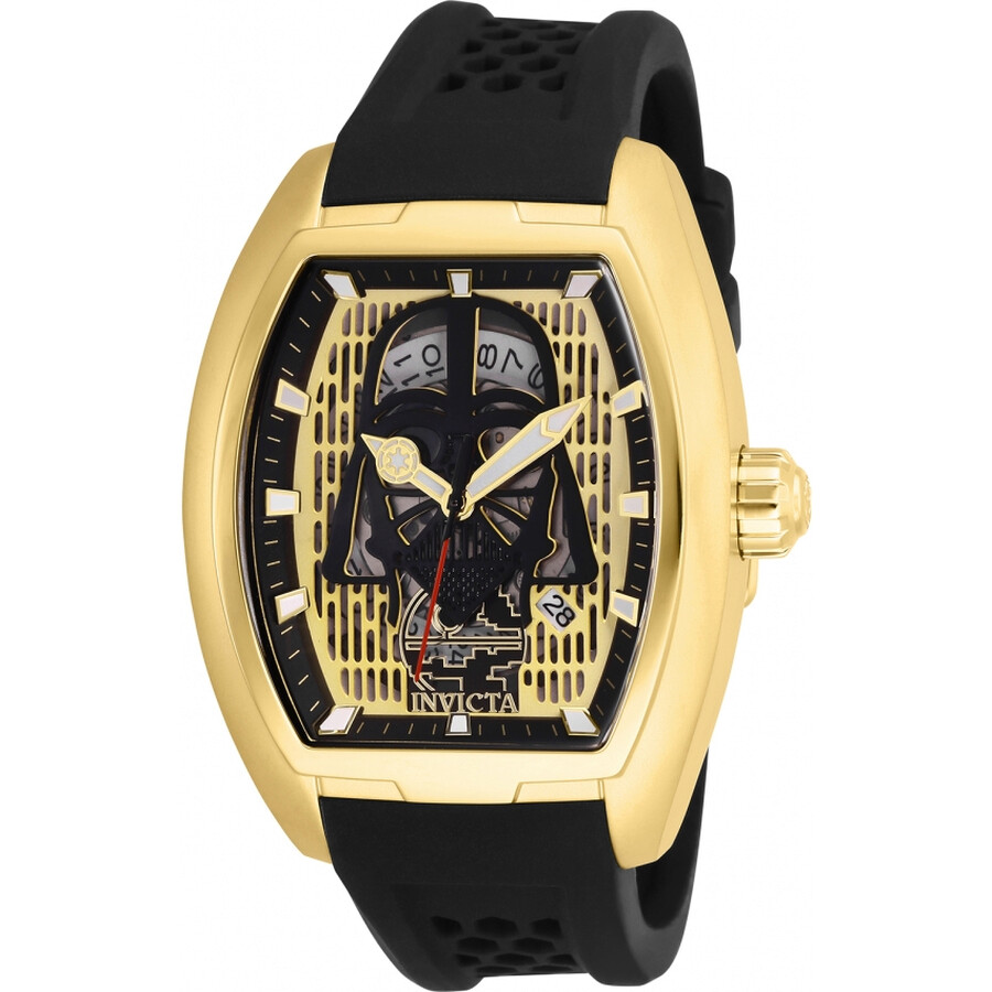 Invicta Star Wars Darth Vader Automatic Gold Dial Men's Watch 26941 ...