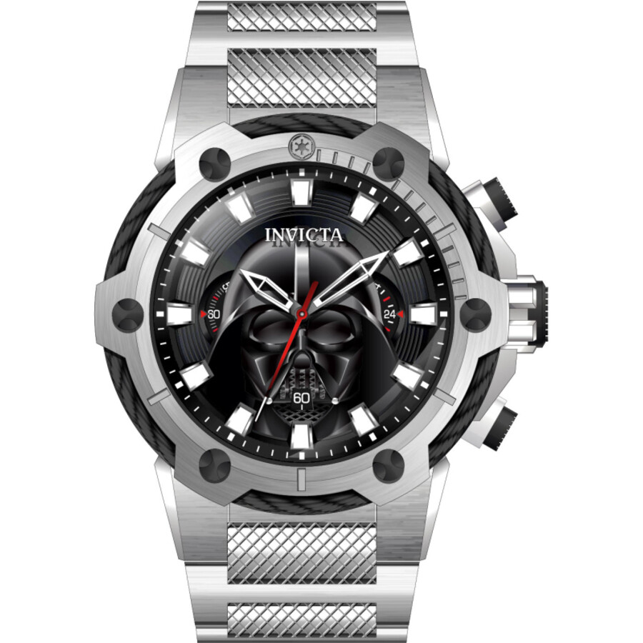Invicta Star Wars Darth Vader Chronograph Quartz Black Dial Men's Watch ...