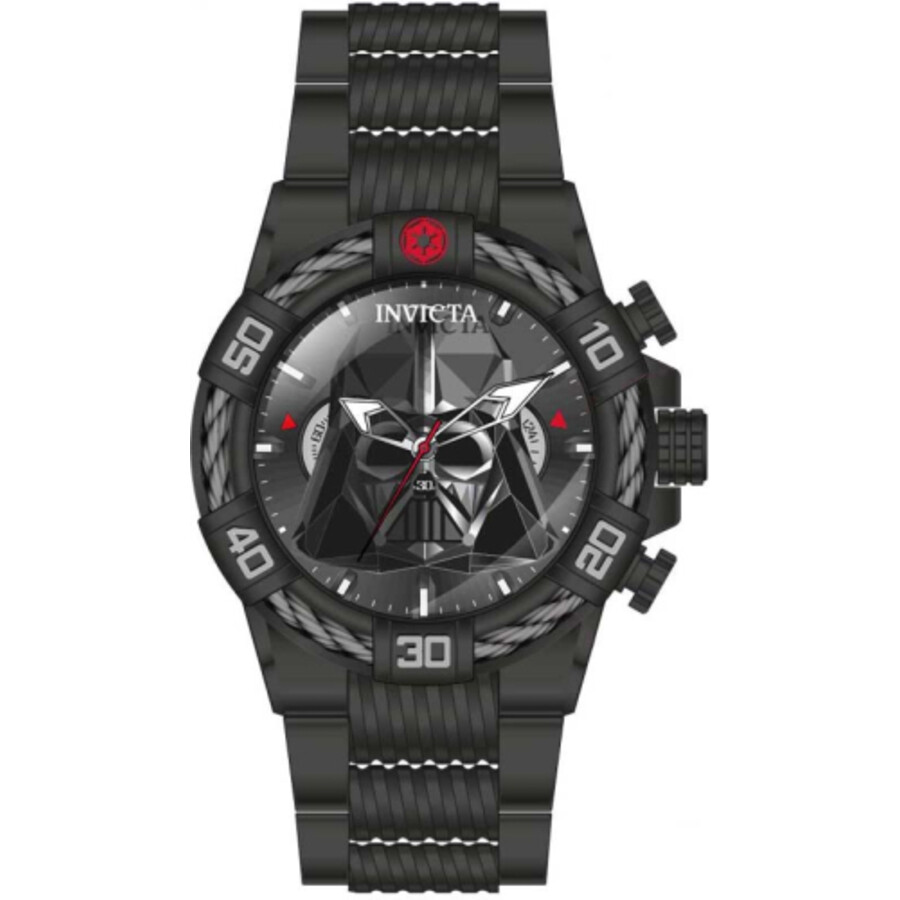 Invicta Star Wars Darth Vader Chronograph Quartz Black Dial Men's Watch ...