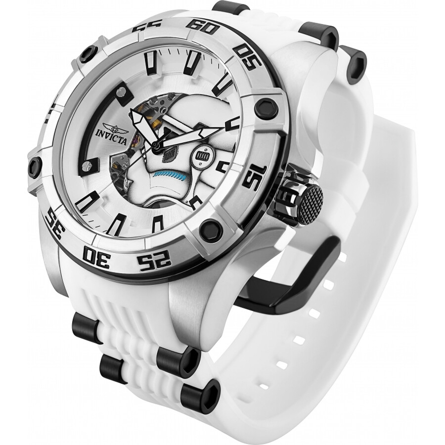 Invicta Star Wars Stormtrooper Automatic White Dial Men's Watch 31689 ...