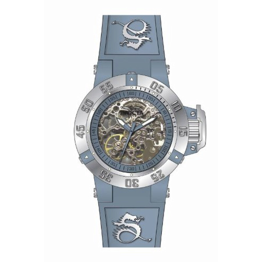 Invicta Subaqua Blue Skeleton Dial Blue Silicone Ladies Watch 16778 ...