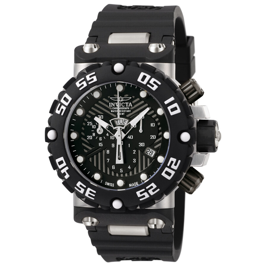 Invicta Subaqua Chronograph Black Dial Men's Watch 0653 843836006538 ...