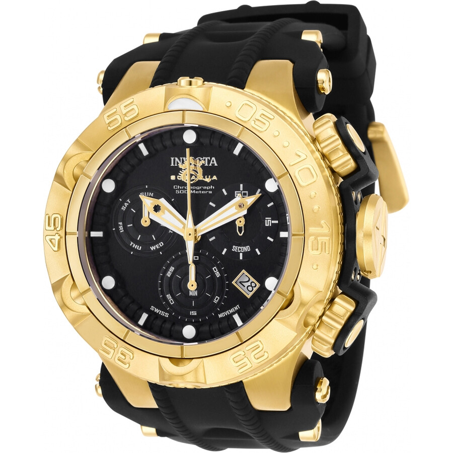 Invicta Subaqua Chronograph Black Dial Men's Watch 25354 886678307043 ...