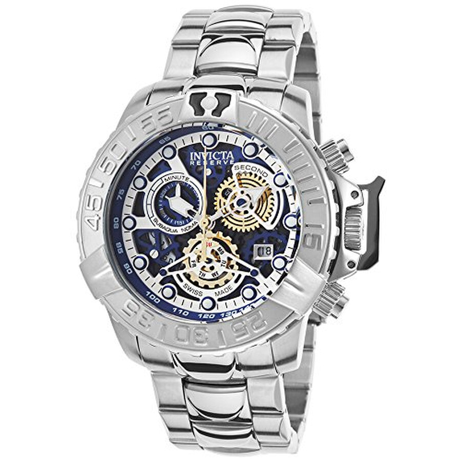 Invicta Subaqua Chronograph Blue Dial Men's Watch 18216 886678224555 ...