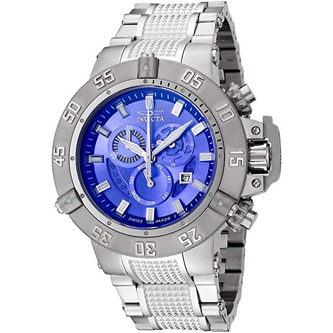 Invicta Subaqua Chronograph Blue Dial Men's Watch 6684 843836066846 ...